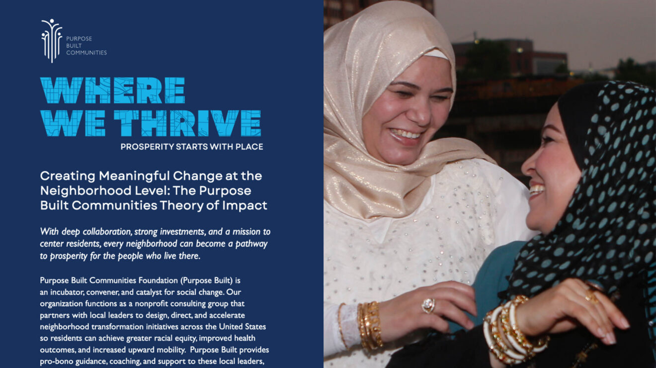 What We Do - Purpose Built Communities